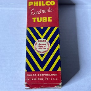 Philco Electronic Tube (6SF5) New Old Stock - Etsy