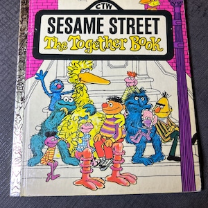 Sesame Street “the Together Book” 2nd Print-1971-little Golden Book - Etsy