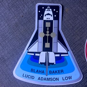 8 Nasa-apollo-shuttle (mission Stickers) Actual Mission Design (NOS) - Etsy