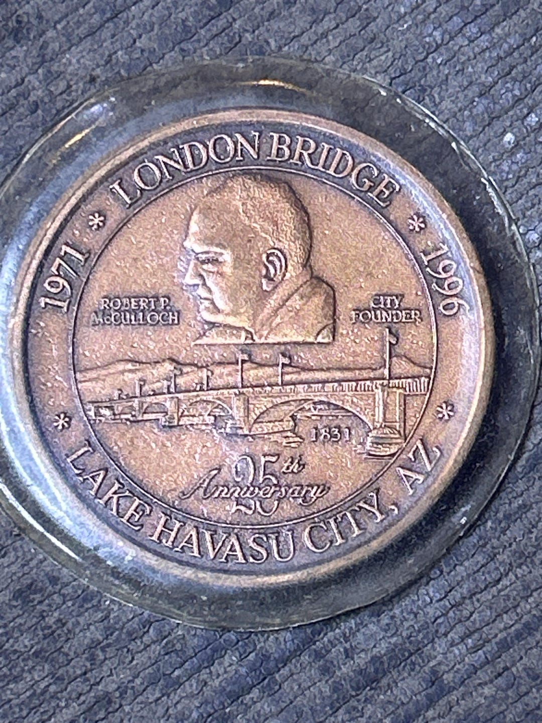 London Bridge Coin (lake Havasu Trade Dollar) 1996 26th Coin in Series ...