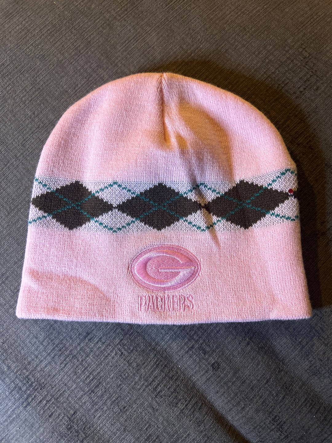 Vintage NFL Green Bay Packers Pink Argyle Hat new Old Stock - Etsy