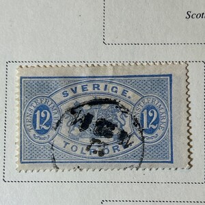 Sweden Official Stamps 1874-77 (5 Stamps) High CV - Etsy