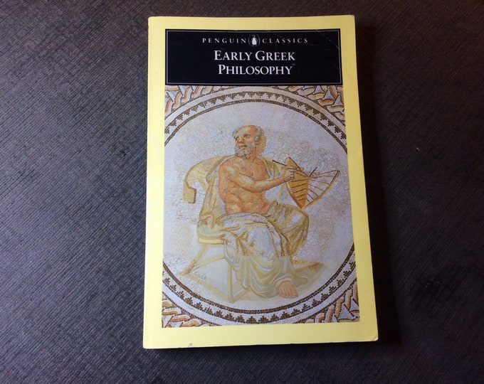 Jonathan Barnes “early Greek Philosophy” Very Good Condition - Etsy