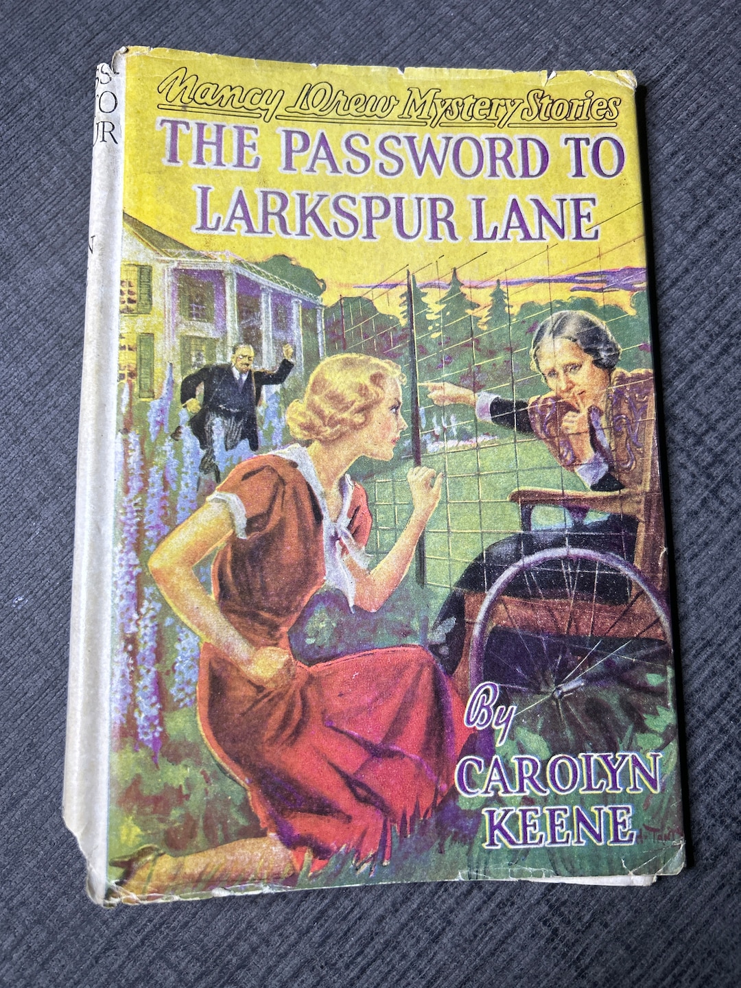 Nancy Drew “the Password to Larkspur Lane” Carolyn Keene (1st-1st-dj-hc ...
