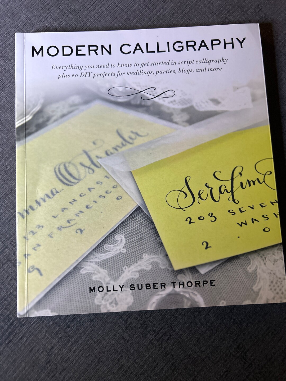Modern Calligraphy by Molly Suber Thorpe Softcover - Etsy
