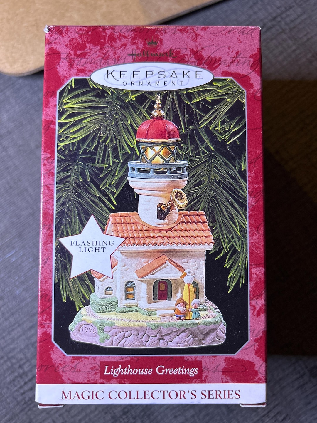 Hallmark “lighthouse Greetings” 2nd in Series New in Box (flashing ...