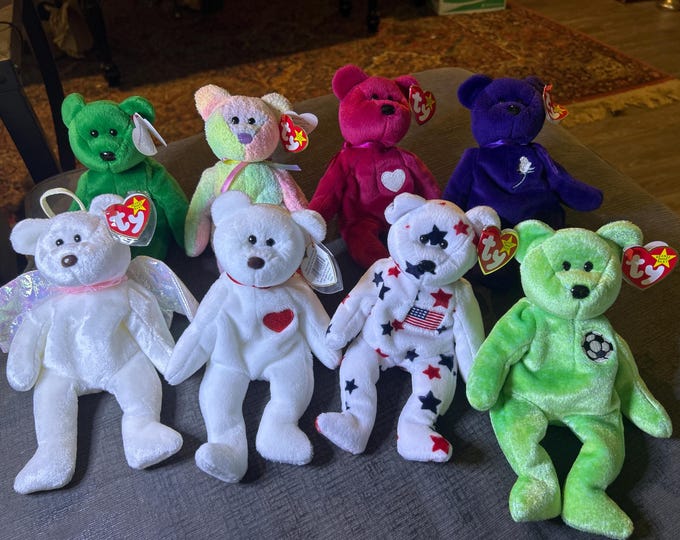 TY Beanie Babies Bear “retired” Mint With Tag - Etsy