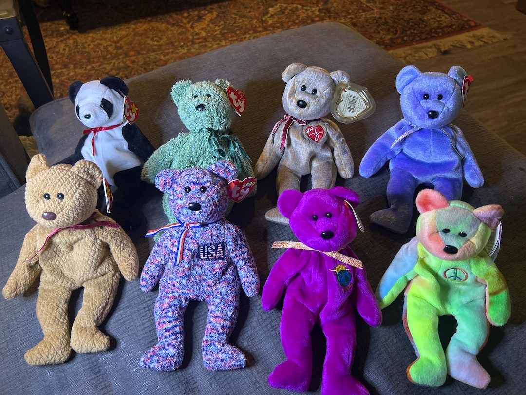 TY Beanie Babies Bear “retired” You Pick- Mint With Tag - Etsy