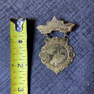 Loyal Order of Moose howdy Pap Vintage Pin schwaab Co Milwaukee Pin is ...