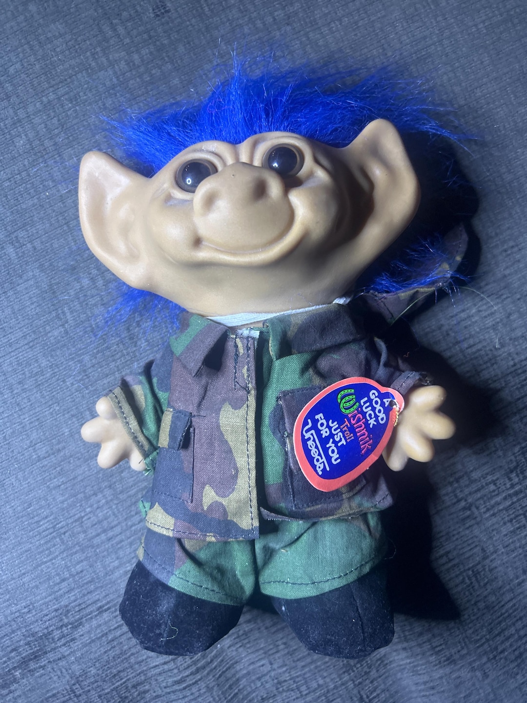 Uneeda Wishnik 8” Troll Doll (with Tag) - Etsy