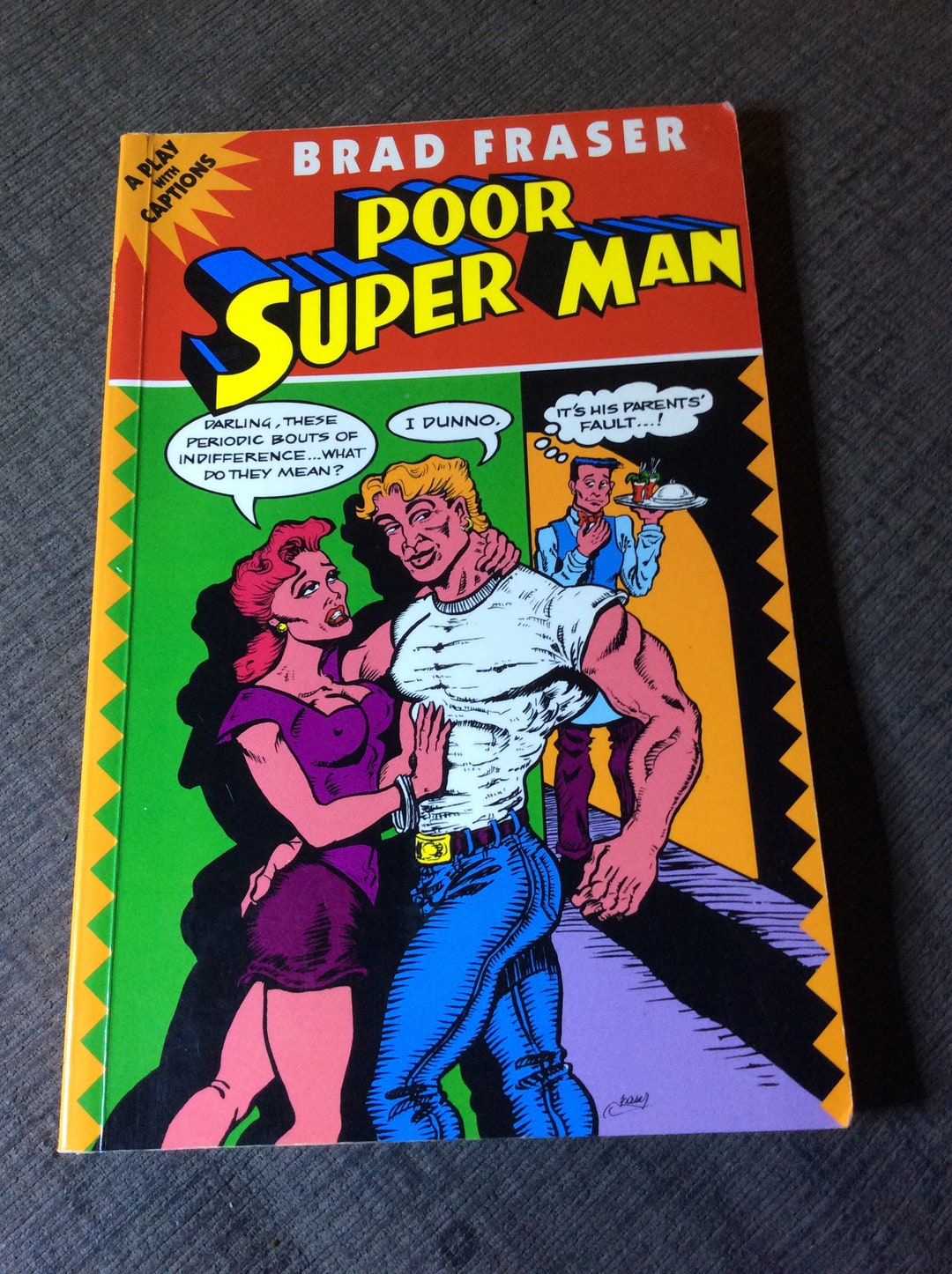 Poor Super Man a Play by Brad Fraser (softcover) - Etsy
