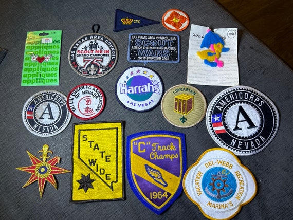 15 Cloth Patches (Vintage-Modern) - Gem