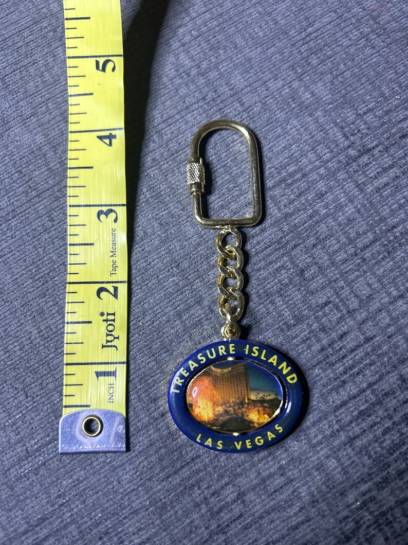 Treasure Island Las Vegas Keychain 1990s - Etsy