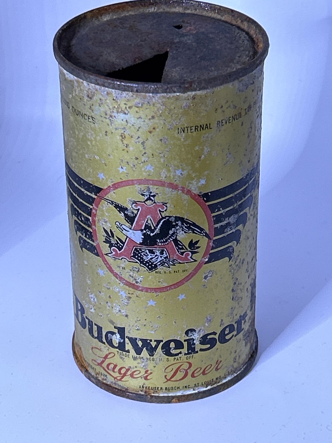 1926 Budweiser Can 1st Bud Can Steel Beer Can - Etsy