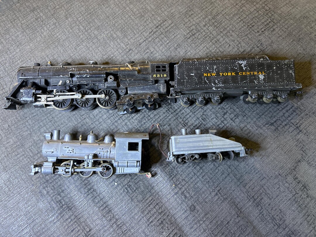 HO Train Engines 2 With Tenders Broken-beat Up - Etsy Canada
