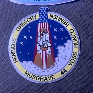 8 Nasa-apollo-shuttle (mission Stickers) Actual Mission Design (NOS) - Etsy