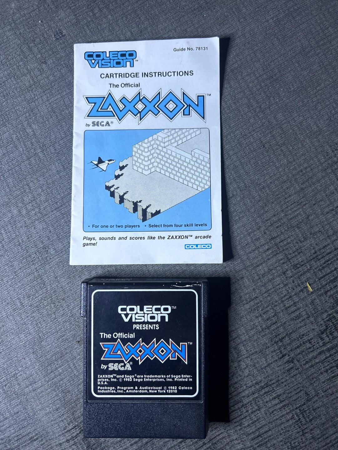 Coleco Vision Game (zaxxon) With Booklet “tested” - Etsy