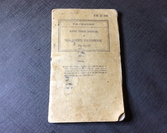 Army Field Manual | Etsy