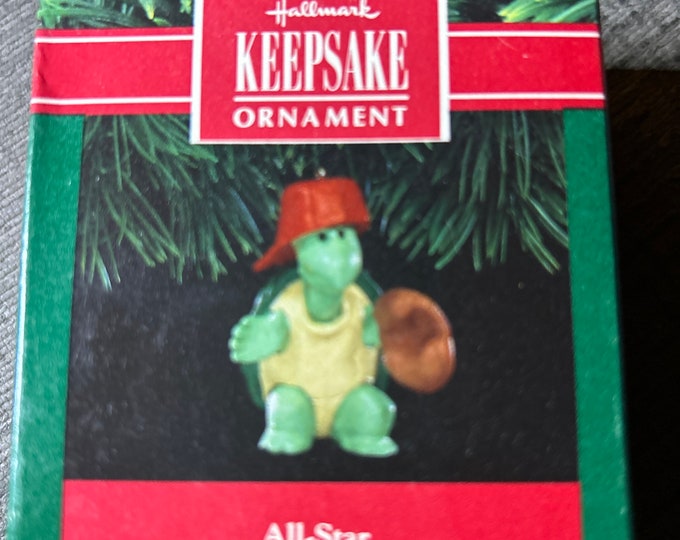 1991 Hallmark Ornament “all-star” Little Turtle New in Box - Etsy
