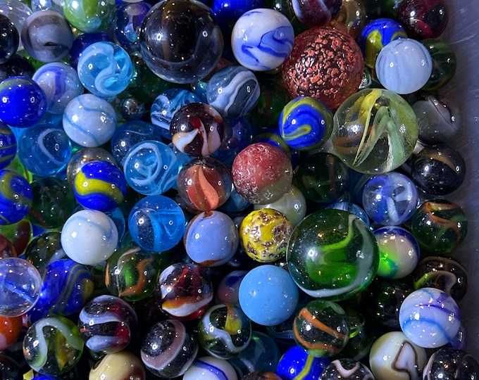 Antique-modern Marbles 30 Pieces (glass) - Etsy