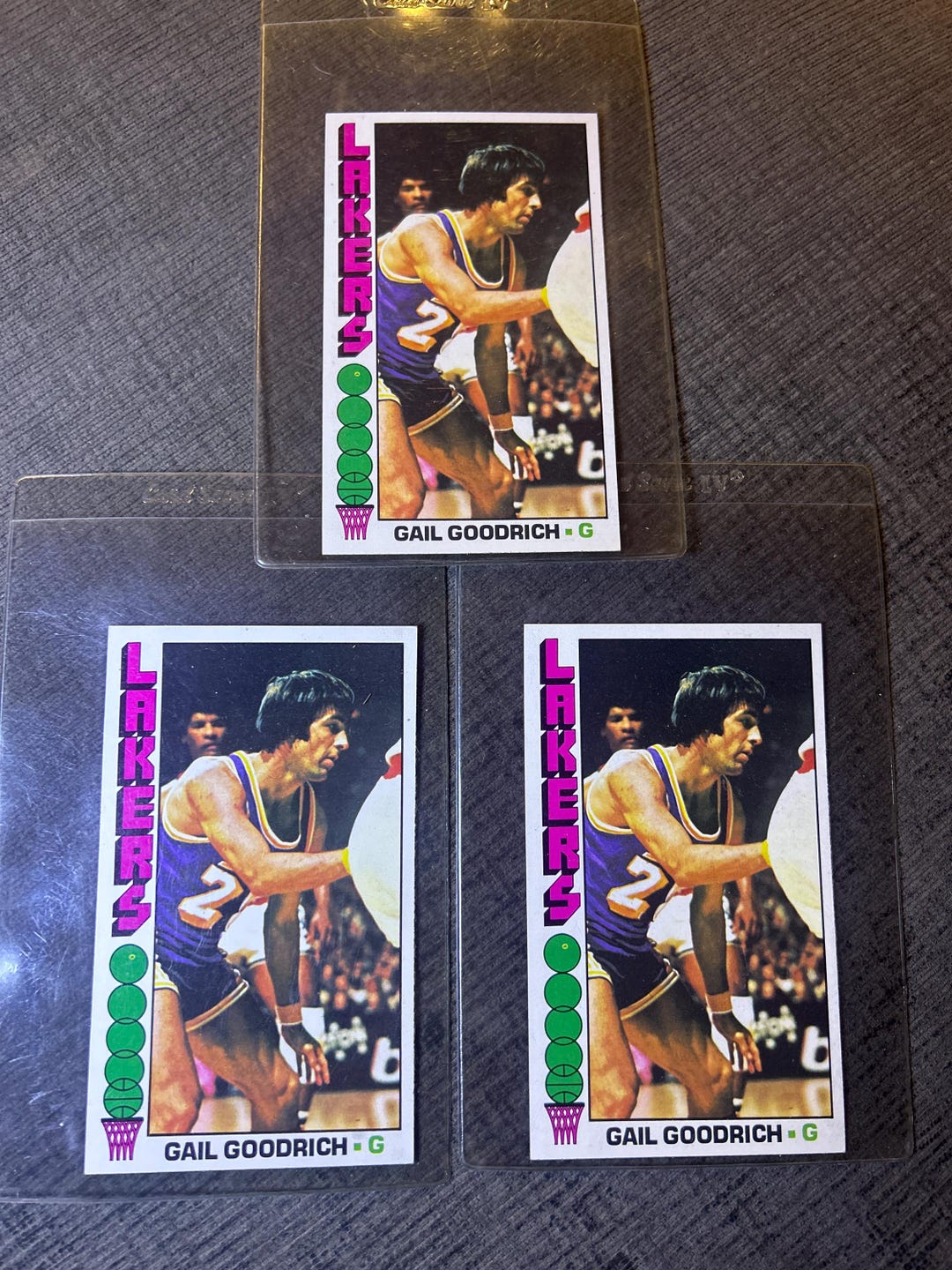 3 Gail Goodrich Cards (1976 Topps #125) High Grade “los Angeles Lakers ...