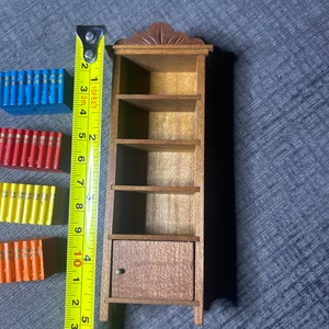 Shackman Miniatures (book Cabinet) Doll House With Book Blocks NOS - Etsy
