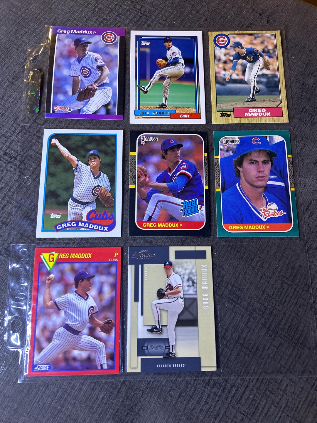 8 Greg Maddux Baseball Cards “high Grade” - Etsy