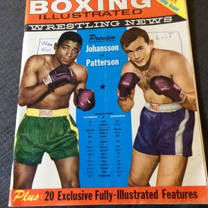 Boxing Illustrated Magazine July 1960 (good) - Etsy