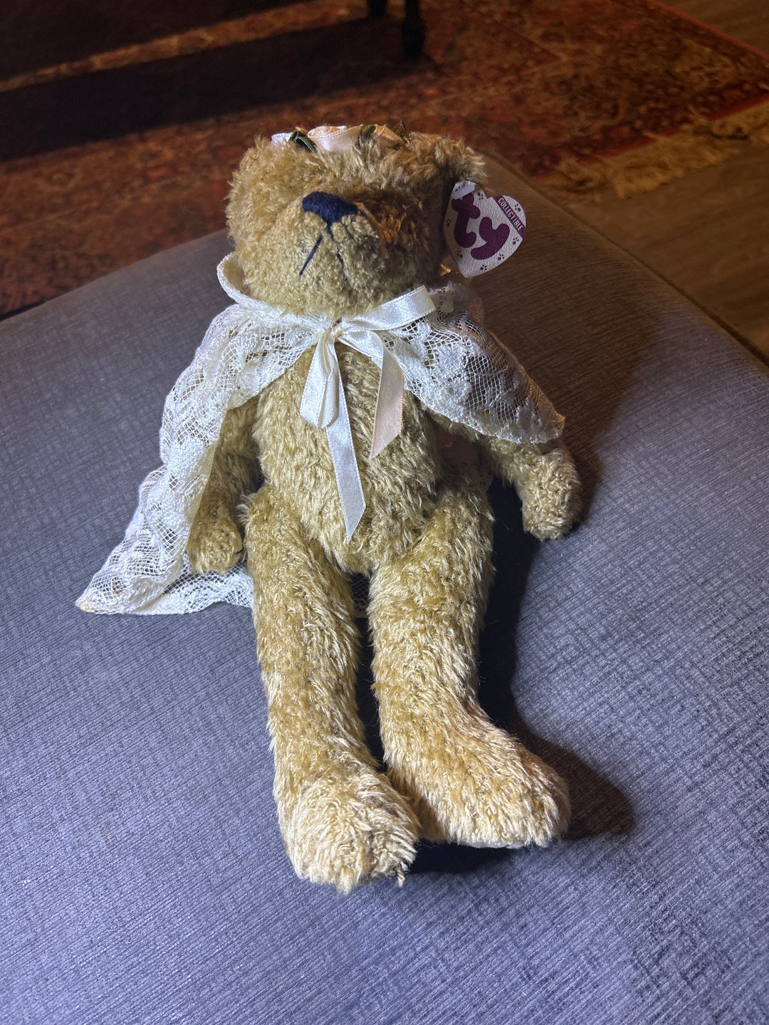 TY Teddy Bear Eve (1993 W/tag) Movable Arms-legs-exc Ty Collectibles - Etsy