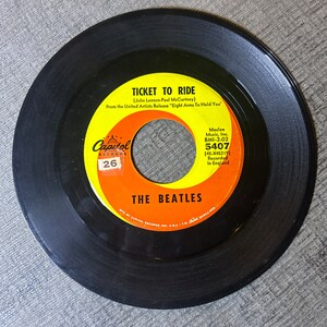 The Beatles 45 “yes It Is-ticket to Ride” VG 5407 - Etsy