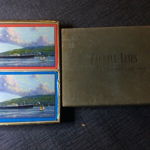 Vintage Farrell Lines Playing Cards 2 Decks With Box - Etsy