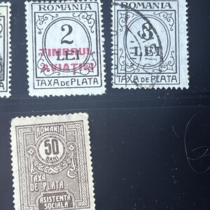 10 Romania Stamps (back of Book) Old-used-high CV - Etsy