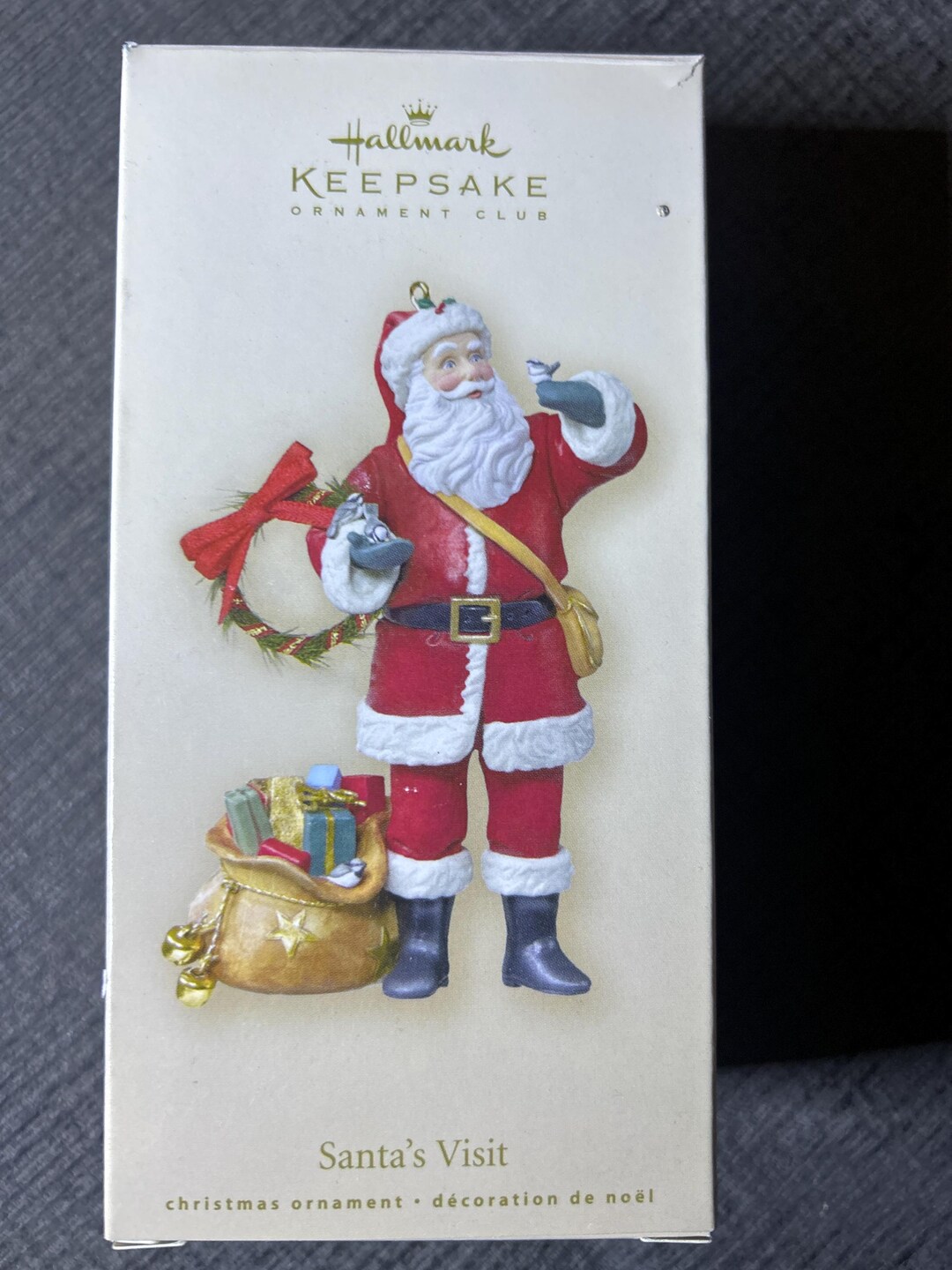 Hallmark “santa’s Visit” Ornament Club (new in Box) - Etsy