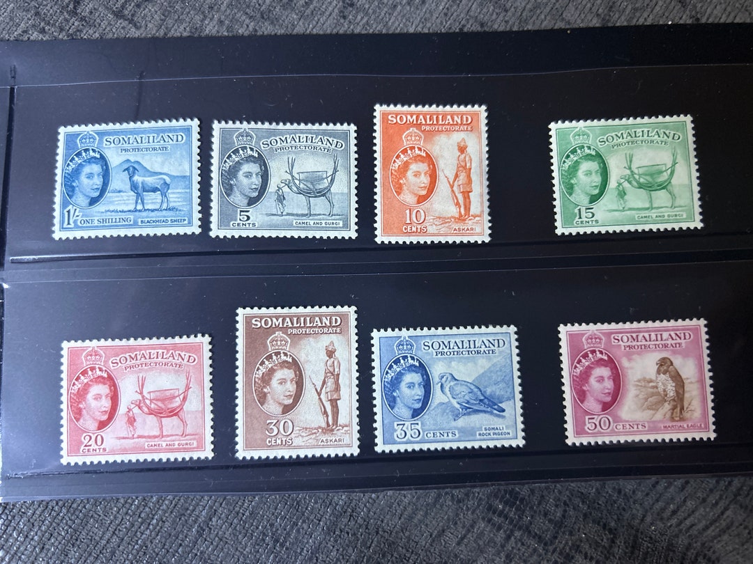 8 Somaliland Protectorate Stamps (mint-hinged) - Etsy