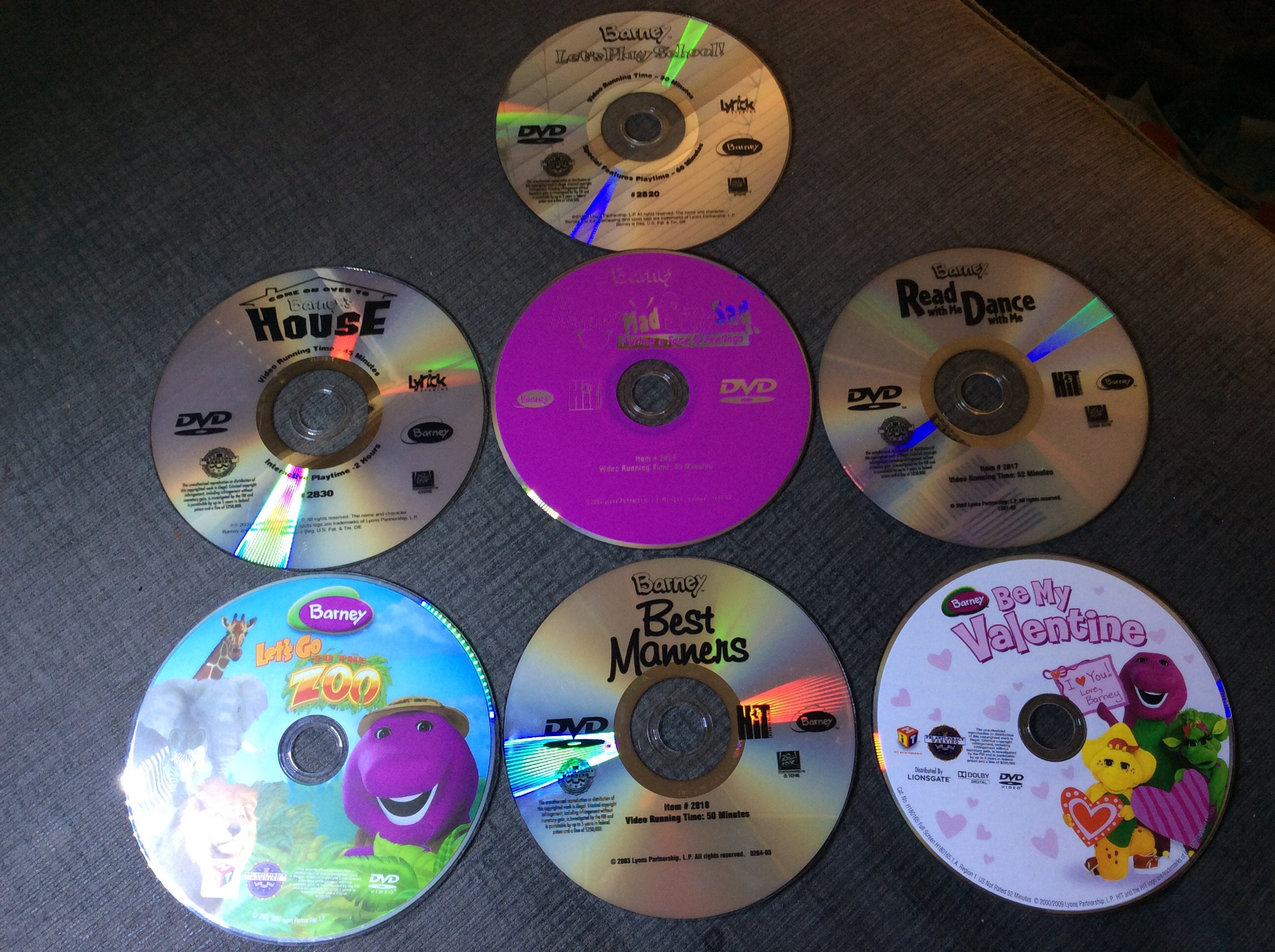 Barney Outdoor Fun 2003 Dvd S