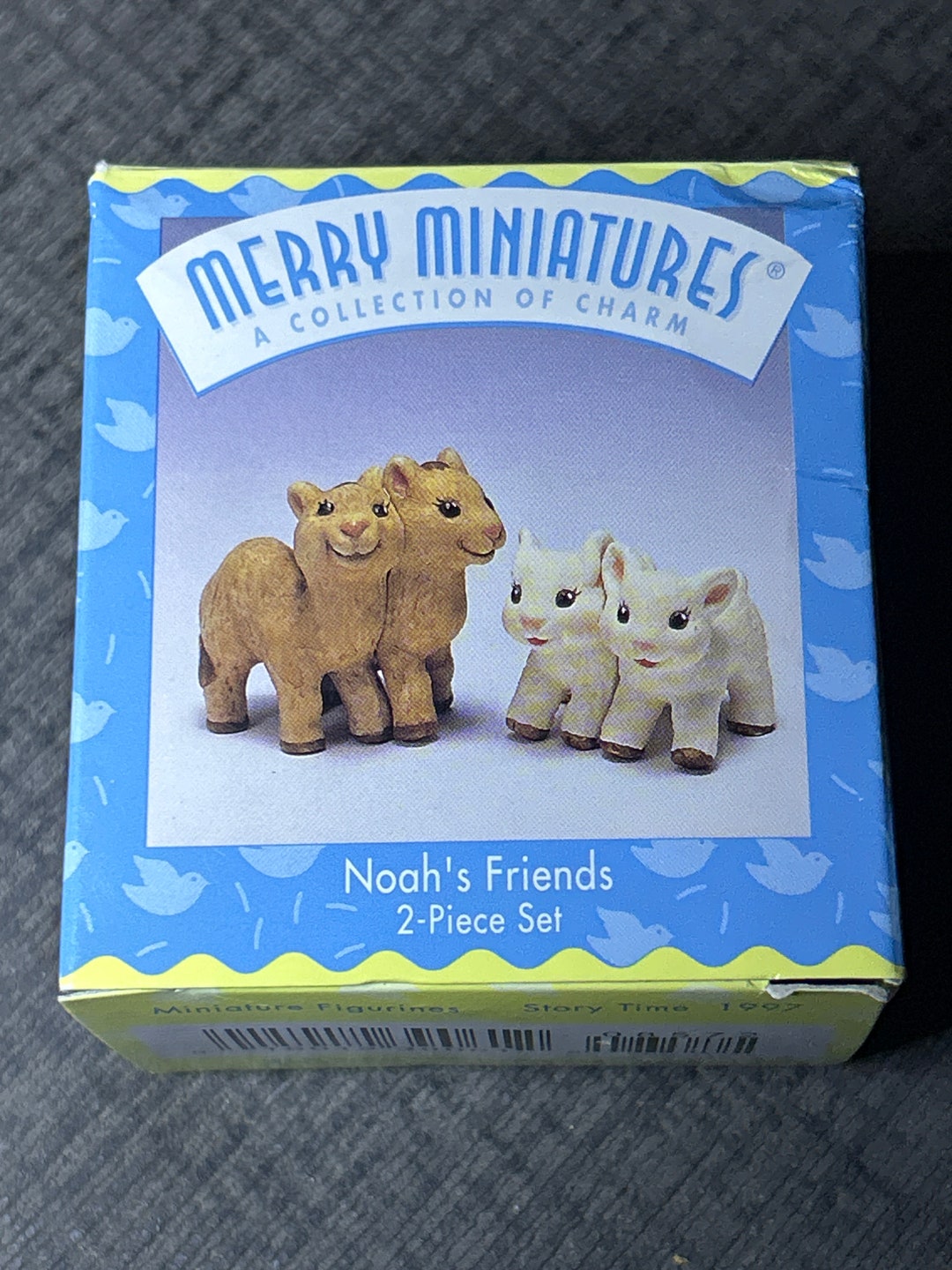 Hallmark Merry Miniatures noahs Friends 2 Piece Set NIB - Etsy