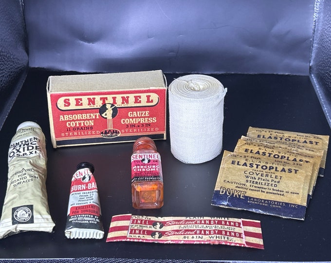 WW1 First Aide Kit Contents (10 Pieces) - Etsy