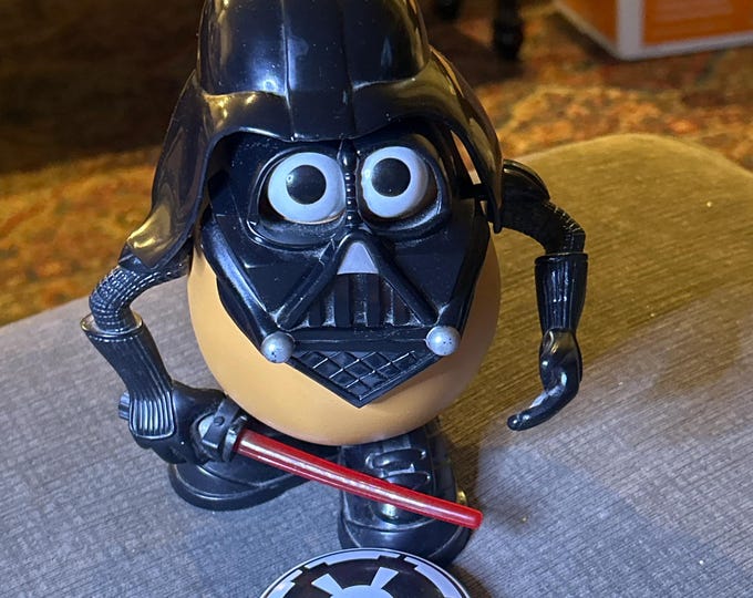 Darth Vader Mr. Potato Head (star Wars) 2002 Loose Hasbro - Etsy