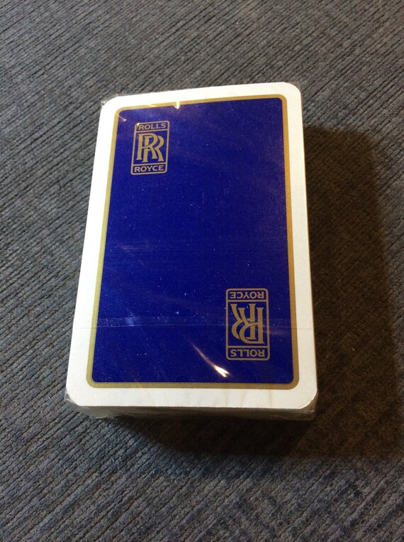 Rolls Royce Playing Cards New Factory Sealed - Etsy