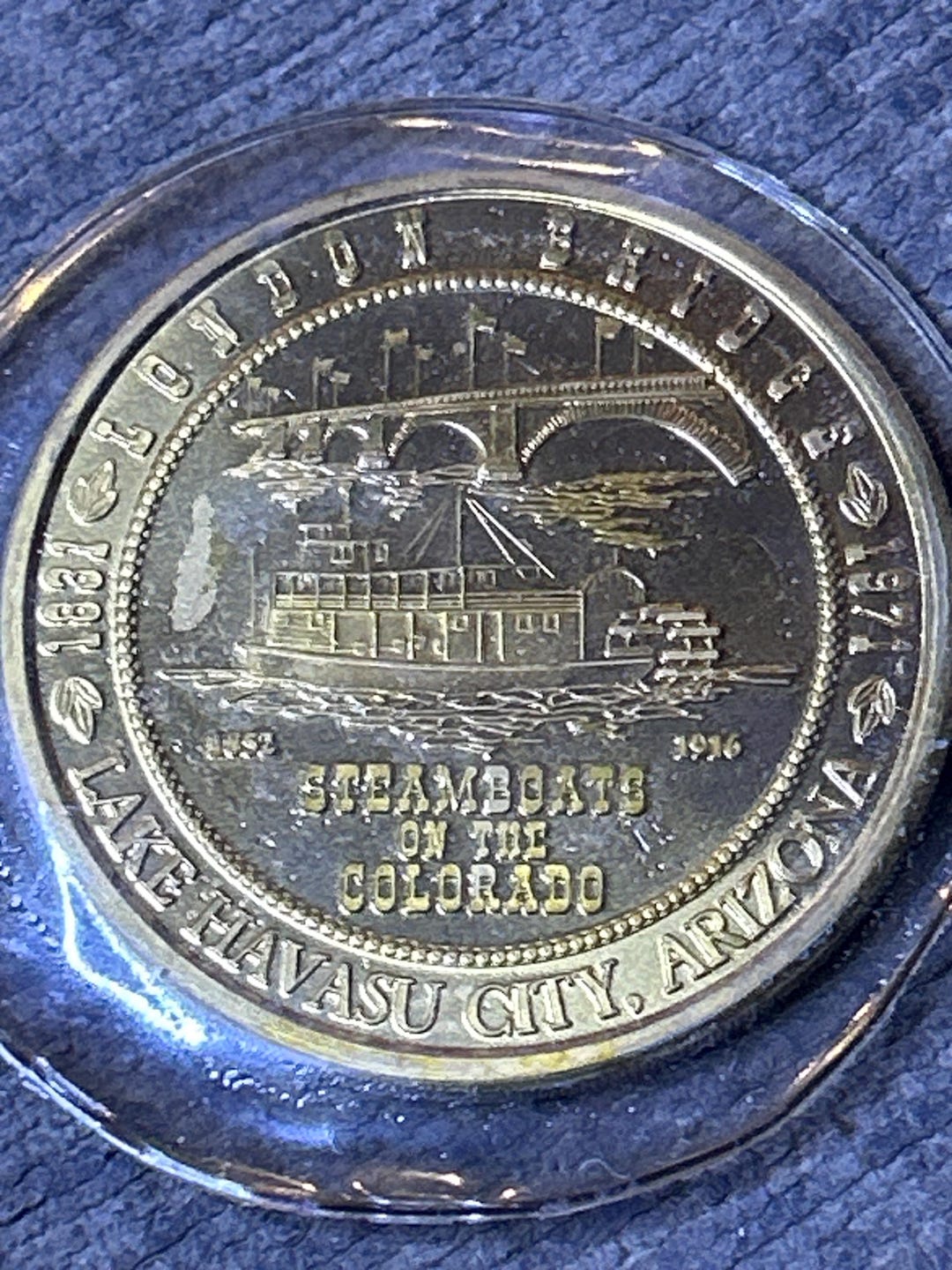 London Bridge Coin (lake Havasu Trade Dollar) 1998 28th Coin in Series ...