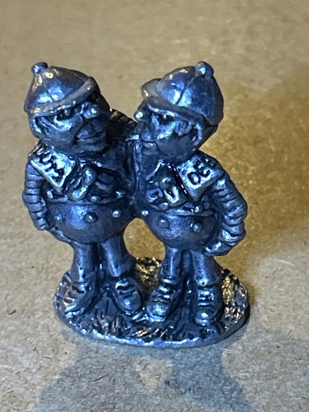 Wanda Scruby Alice in Wonderland Pewter tweedle Dee and Tweedle Dum ...