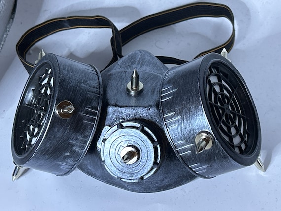 Steampunk Spiked Mask (Cosplay) Vintage - Gem