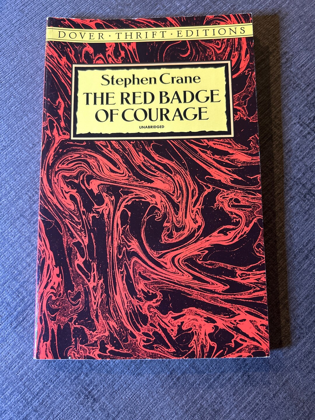 Stephen Crane “the Red Badge of Courage” Unabridged Paperback-dover ...
