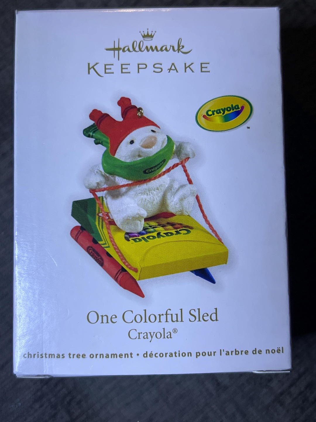 Hallmark Ornament “crayola One Colorful Sled” New in Box - Etsy