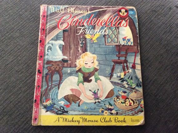 Disneys Cinderella Little Golden Book super Rare First - Etsy