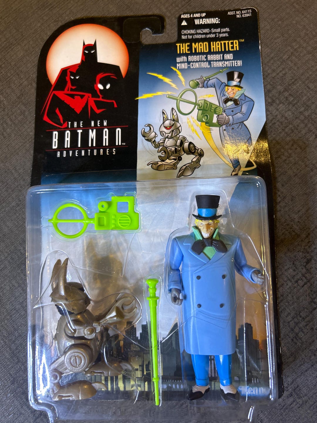 The New Batman Adventures the Mad Hatter With Robotic Rabbit 1998 ...