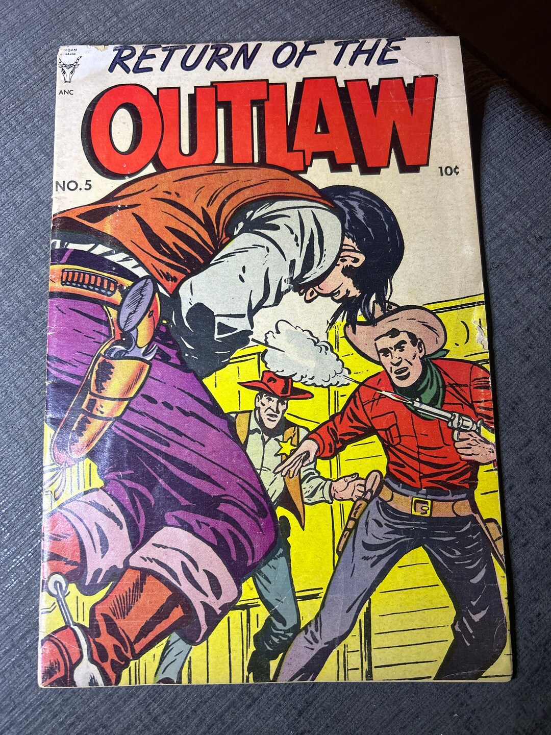 Return of the Outlaw Comic #5 (1954) Good - Etsy