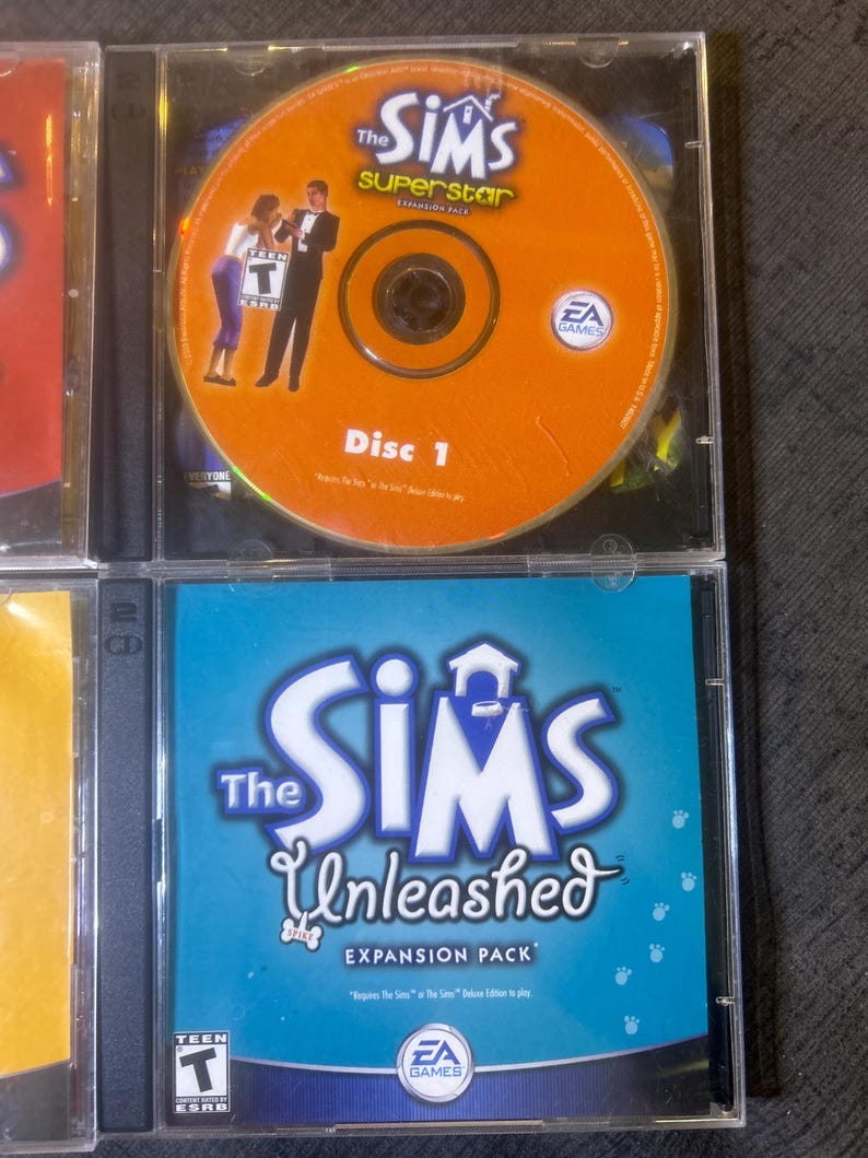 The SIMS PC Game Expansion Packs (4 Packs) - Etsy