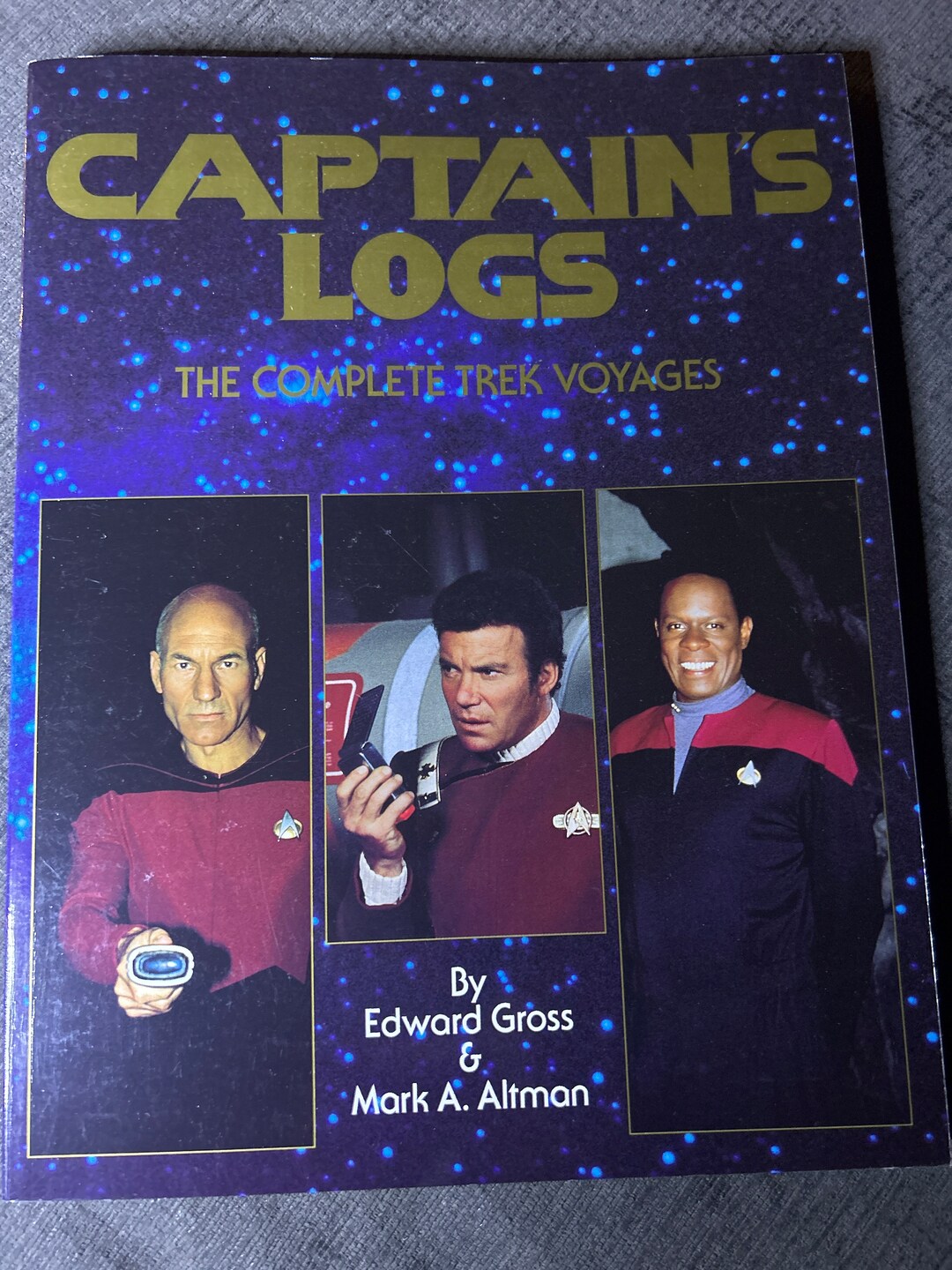 Star Trek “captains Logs” Complete Trek Voyages-softcover-new Old Stock ...