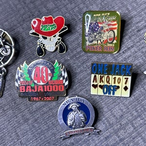 7 Motorcycle Related Pins (vintage-modern) Pin Backs - Etsy